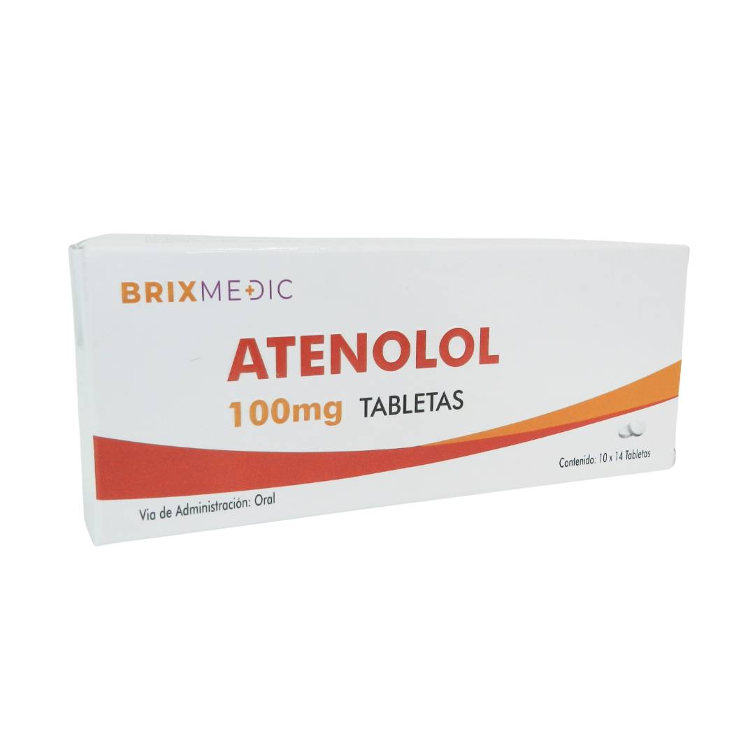 ATENOLOL 100 MG TABLETAS | Brix Medic - Productos farmacéuticos
