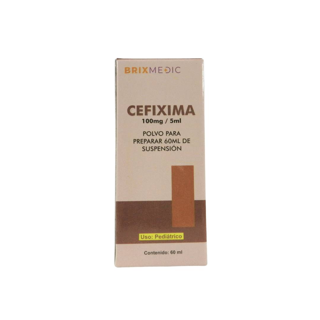 CEFIXIMA 100 MG / 5 ML POLVO PARA SUSPENSIÓN USO PEDIÁTRICO | Brix ...