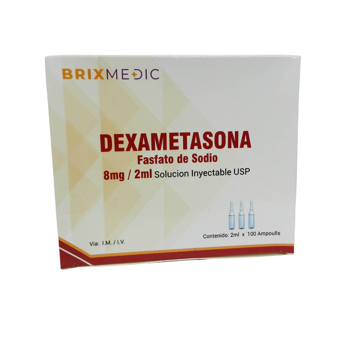DEXAMETASONA 8 MG / 2 ML SOLUCIÓN INYECTABLE USP | Brix Medic ...