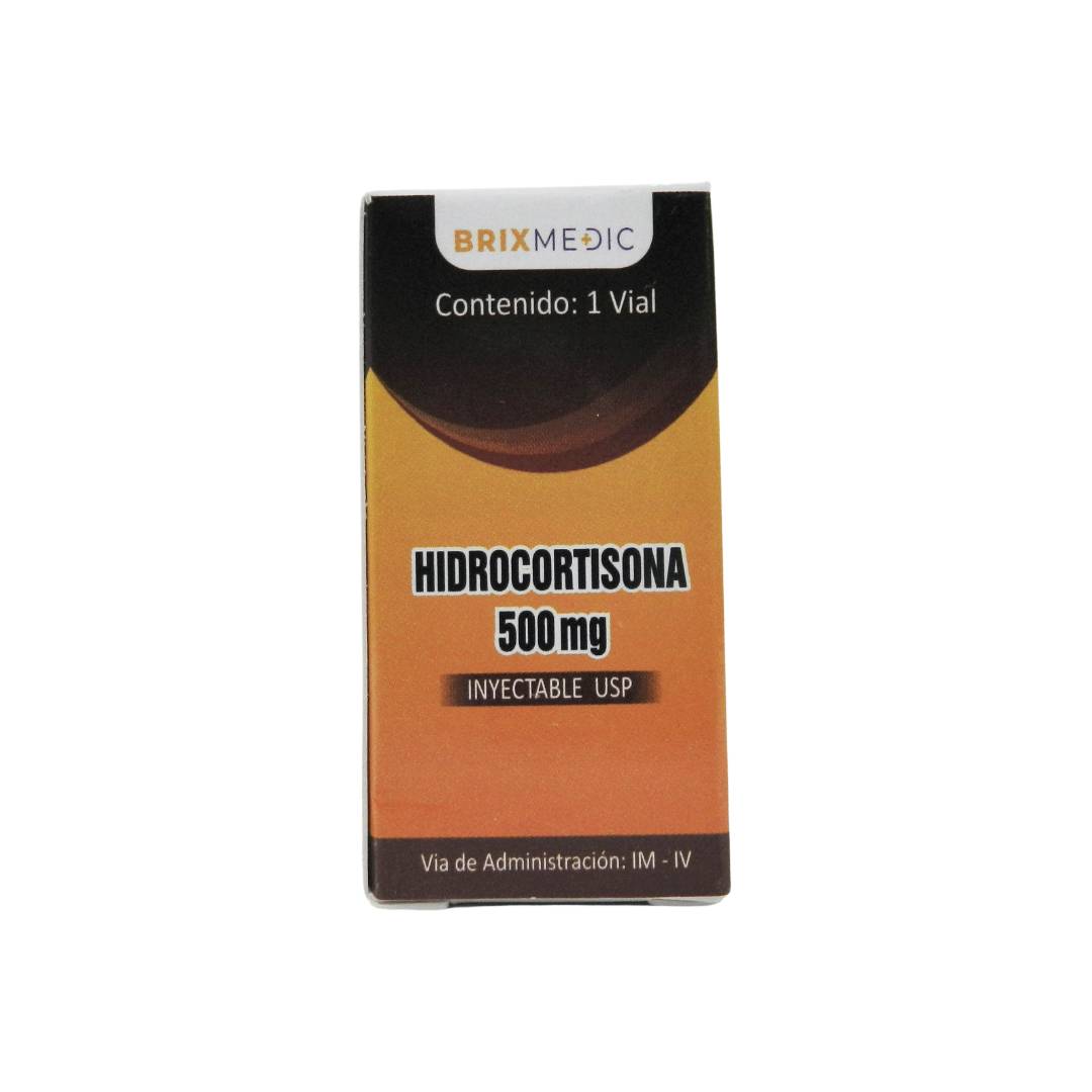 HIDROCORTISONA 500 MG USP INYECTABLE | Brix Medic - Productos farmacéuticos