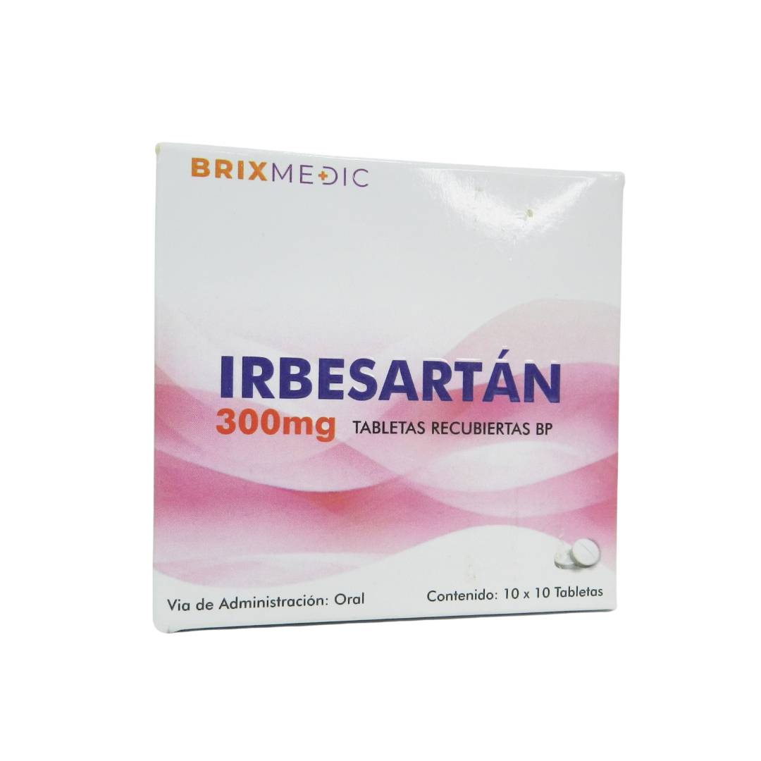 IRBESARTAN 300 MG TABLETAS | Brix Medic - Productos farmacéuticos