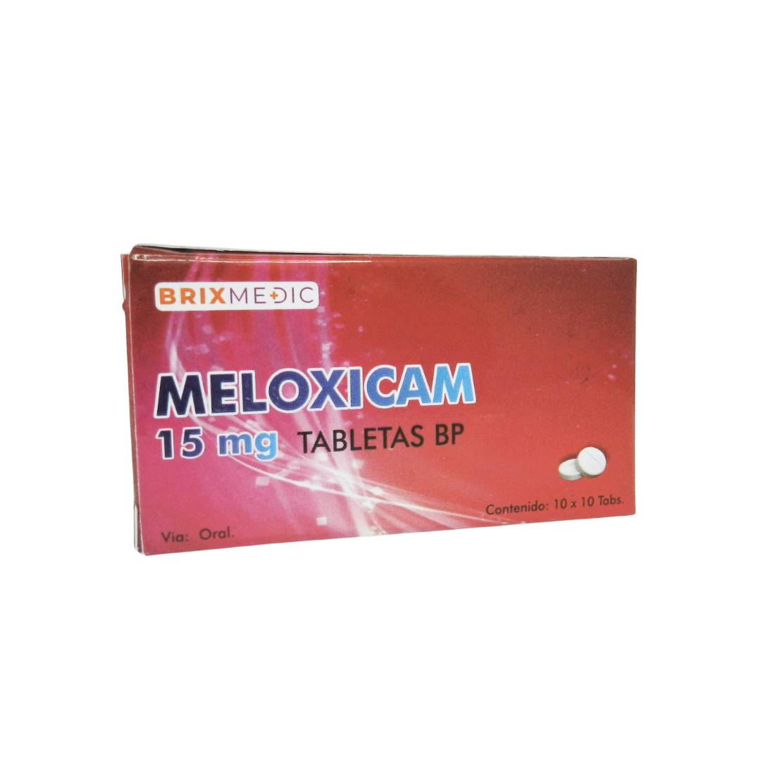 MELOXICAM 15 MG TABLETAS BP | Brix Medic - Productos farmacéuticos