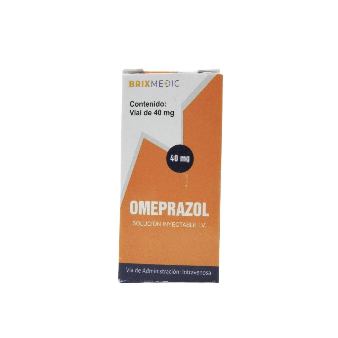 OMEPRAZOL 40 MG SOLUCIÓN INYECTABLE I.V. | Brix Medic - Productos ...