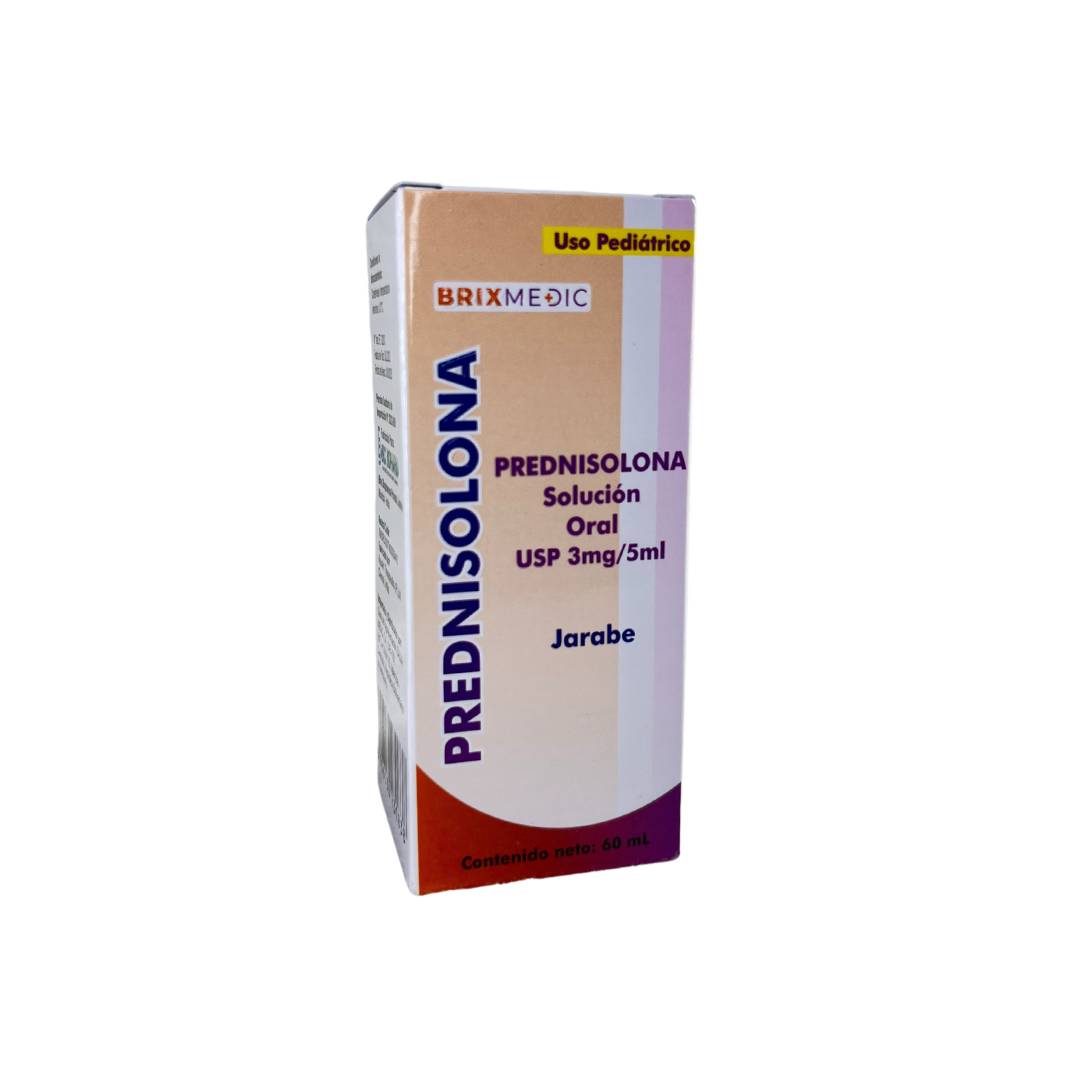 PREDNISOLONA USP 3 MG / 5 ML SOLUCIÓN ORAL DE USO PEDIÁTRICO 60 ML ...