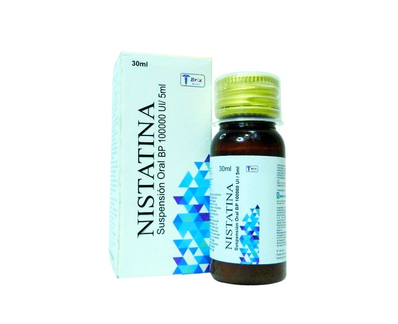 NISTATINA 100000 UI 5 ML USP SUSPENSI N ORAL Brix Medic Productos